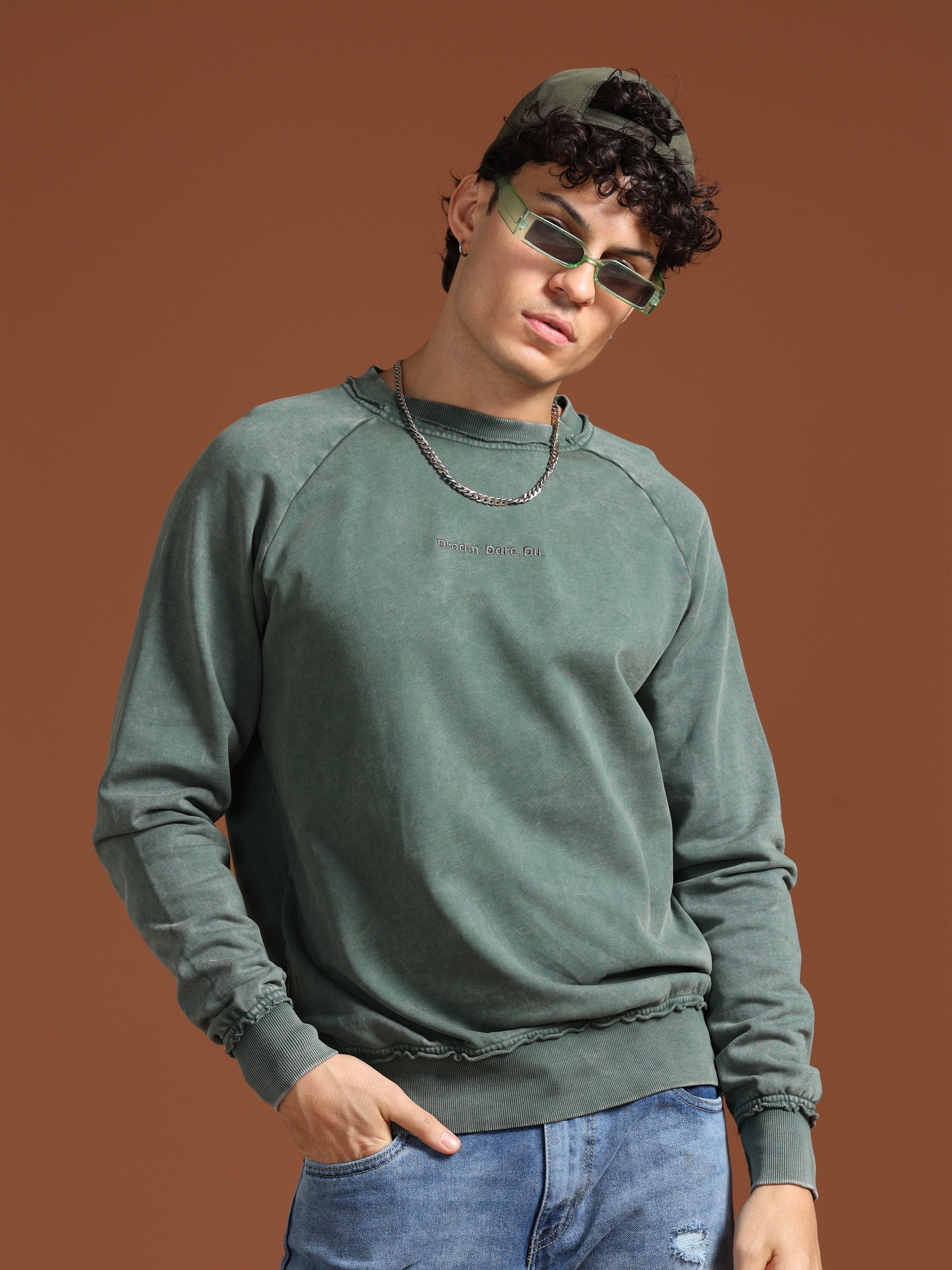 Ocean Teal Sweatshirt - Cozy & Stylish | VUDU